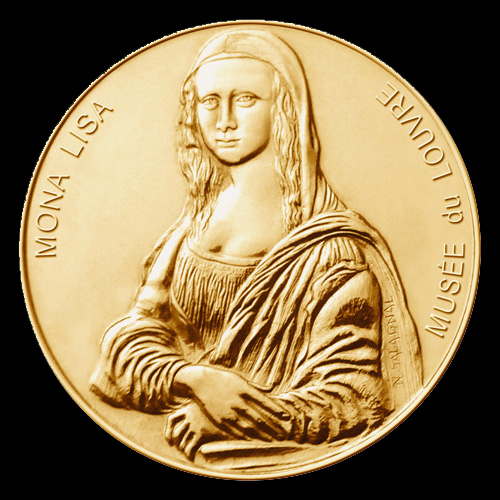 Nicolas Salagnac – Graveur médailleurc-monnaie Louvre Mona Lisa ...